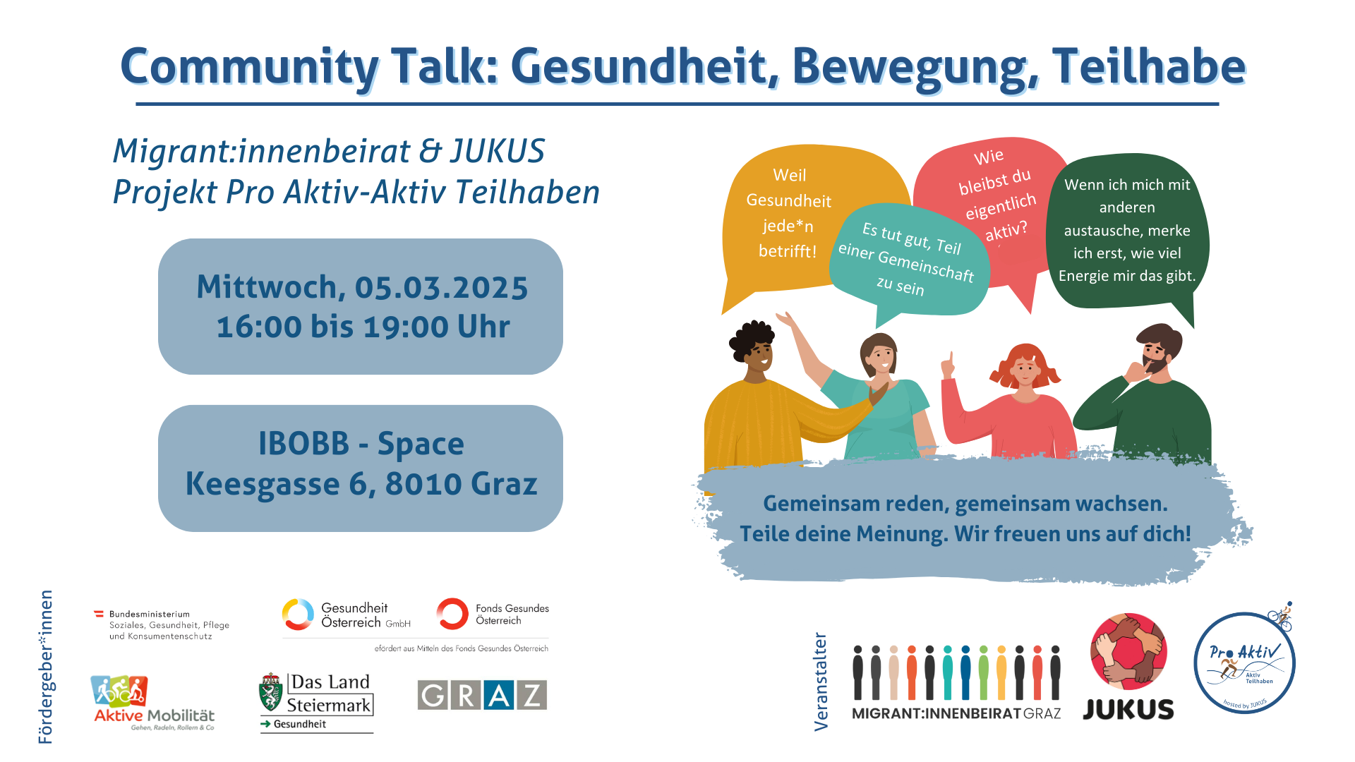 Community Talk: Gesundheit, Bewegung, Teilhabe - Stadtportal der ...